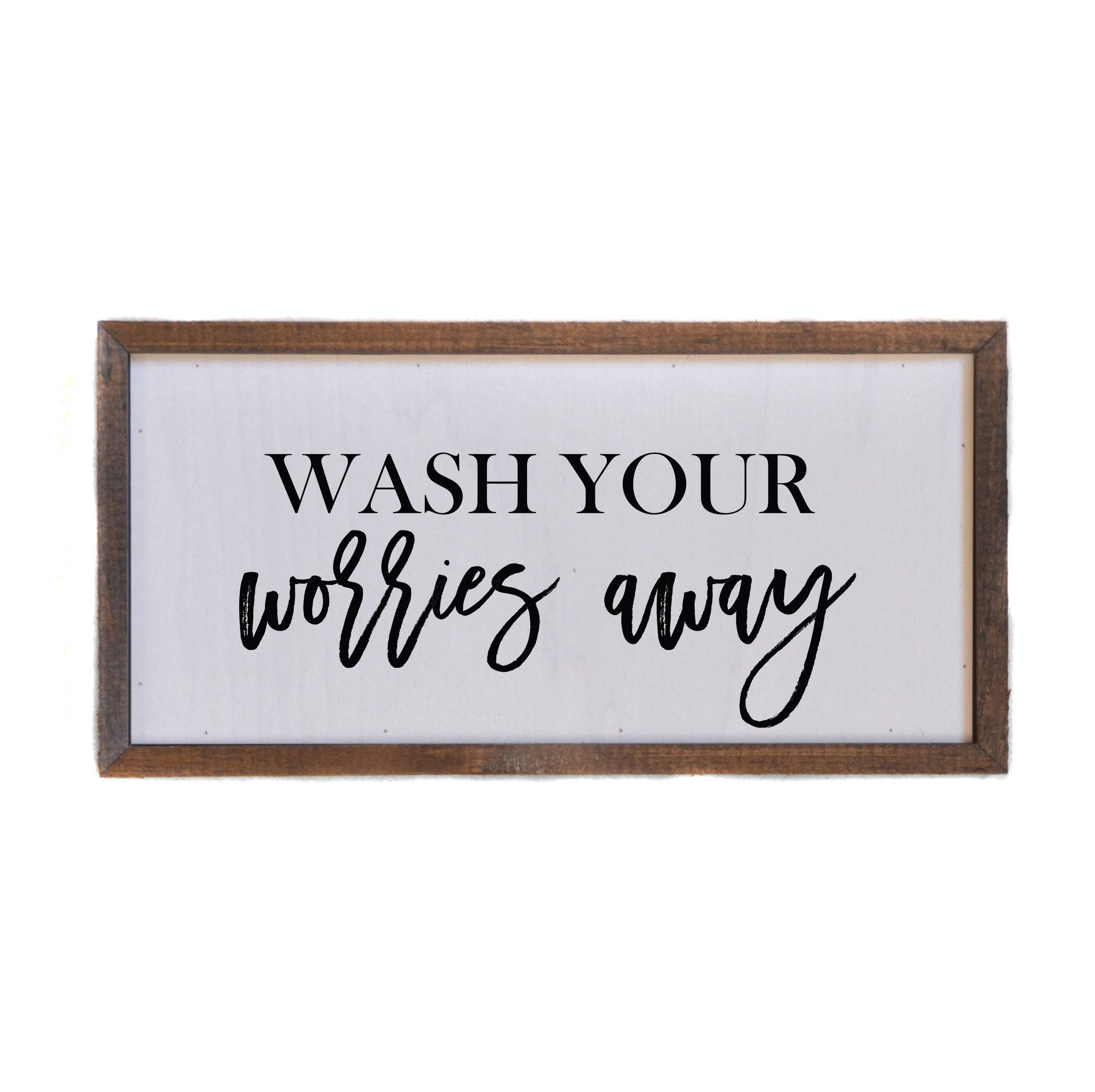 Driftless 12x6 Wash Your Worries Away Wood Bathroom Signs Rockstad driftless-12x6-wash-your-worries-away-wood-bathroom-signs-rockstad